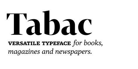 Tabac Font