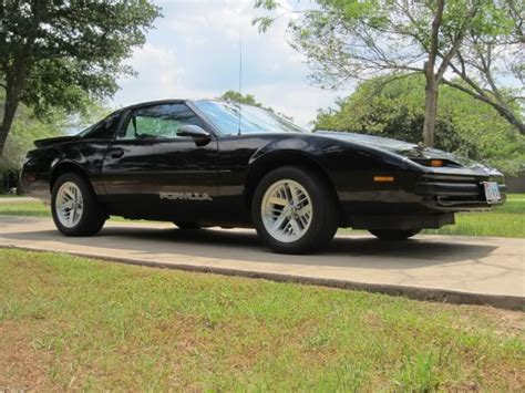 1989 Firebird Formula Black Black T Top Low Miles Third Generation