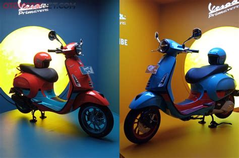 Tampil Mencolok Piaggio Indonesia Luncurkan Vespa Primavera Color Vibe