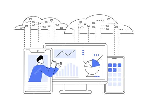 Premium Vector Virtualization Technology Abstract Concept Vector