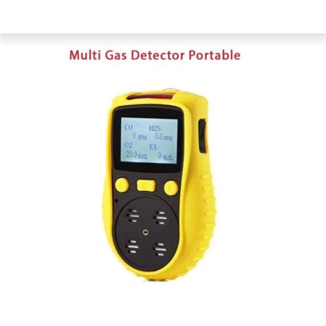 Jual Multi Gas Detector Portable Gas Detector Co2 O2 Lel H2s Shopee Indonesia