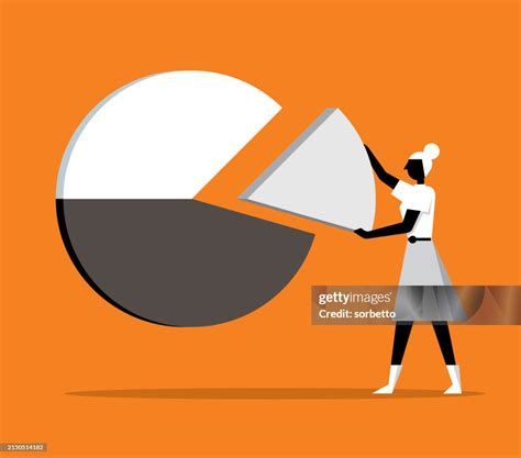 Investment Asset Allocation And Rebalance Businesswoman High Res Vector