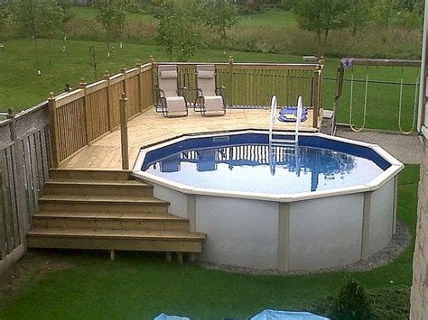 Above Ground Pool Deck Ideas On A Budget Diy