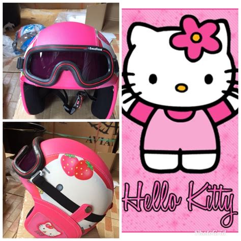 Jual Helm Bogo Utk Dewasa Hello Kitty Pink List Pink Kacamata Excel