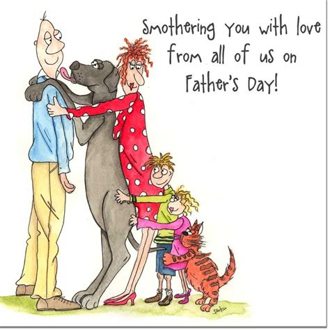 Smothering You With Love From All Of Us On Fathers Day Etsy