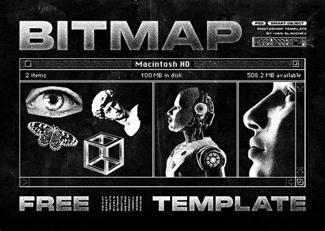 Bitmap Free Template [ Psd] Behance