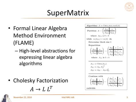 Ppt Runtime Data Flow Graph Scheduling Of Matrix Computations Powerpoint Presentation Id2334738