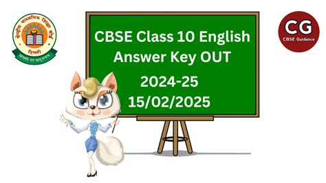 Cbse Class 10 English Board Exam 2025 Answer Key And Solution Set Wise