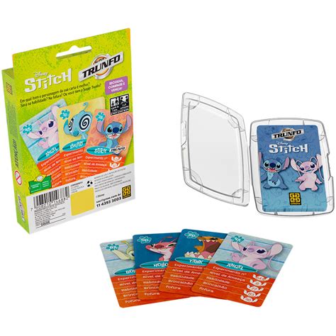 Confira Jogo De Cartas Disney Super Trunfo Stitch Grow Rihappy Ri Happy