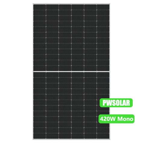 Chinese Factory Half Cell Solar Module 420w Mono Solar Panel For Home