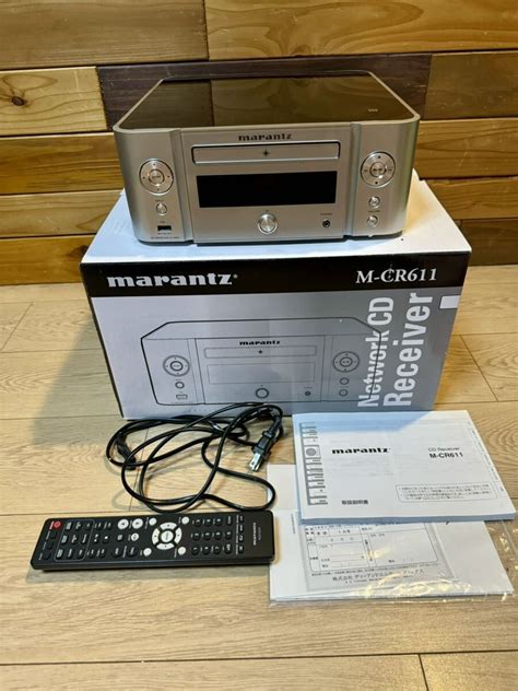 【目立った傷や汚れなし】marantz マランツ Cdレシーバー M Cr611 2018年製 リモコン付 外箱 取説の落札情報詳細