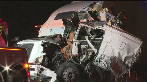 Part Of I 80 Back Open After Two Semi Trucks Crash