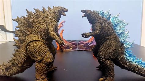 Hiya Toys Godzilla 2024 Vs Shma Godzilla 2024 Godzilla Stop Motion