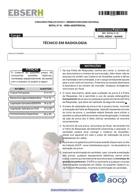 Dicas De Radiologia Tudo Sobre Radiologia Provas TÉcnico Em