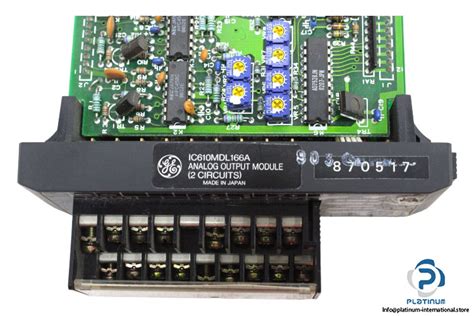 GE FANUC IC610MDL166A ANALOG OUTPUT MODULE Platinum International