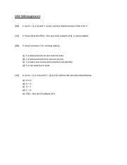 Exploring Functions And Set Theory In COSC 3106 Assignment Course Hero