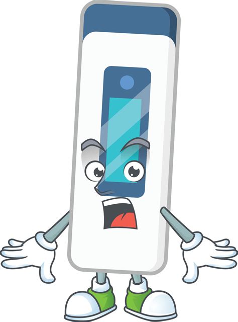 Digital Thermometer Cartoon Character 21290470 Vector Art At Vecteezy