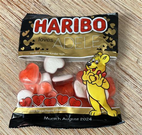 HARIBO loves Adele Gummibärchen Herzen