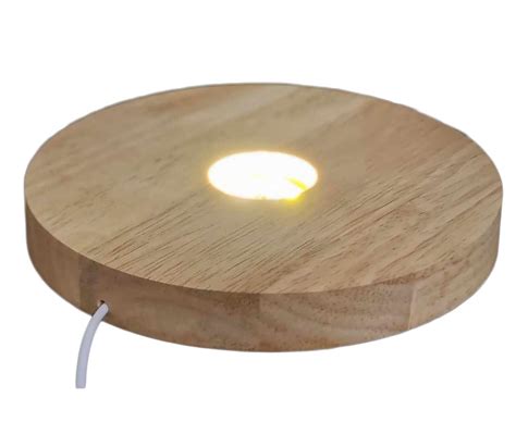 Crystal Light Base Engraving 3d