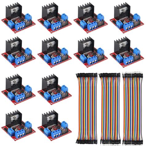 12pcs L298n Motor Drive Controller Board Module Stepper Motor Dc Dual H Bridge