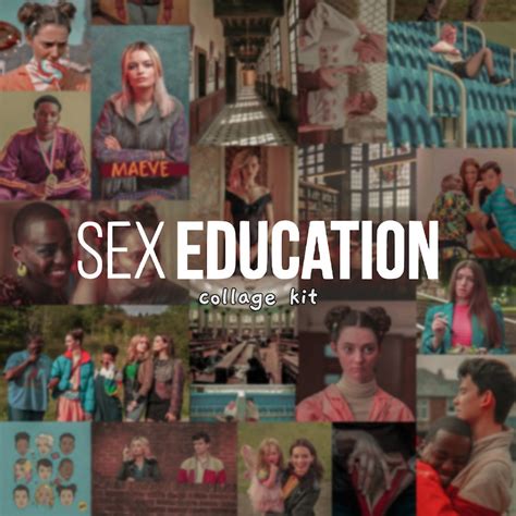 Sex Education Wall Collage Kit Digital Item Etsy