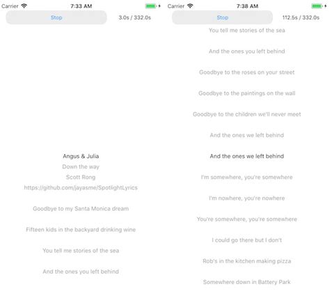 An Lrc File Parser For Ios