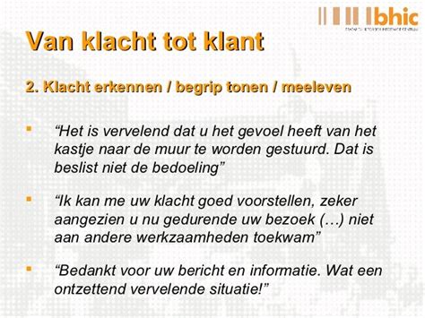 Van Klacht Tot Klant