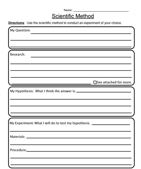 Scientific Method Practice Worksheet Ame My Id