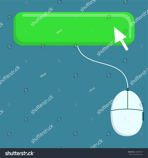 Mouse Cursor By Clicking Button Mouse Stock Vector Royalty Free Shutterstock