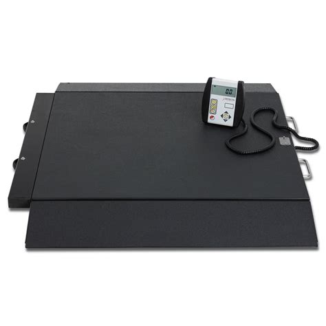 Detecto 6400 Wheelchair Scale Model 750 Indicator 32 Lx36 W Platform