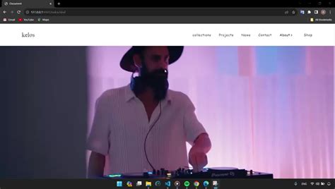Islam Rabea On Linkedin The Site Called Kelos Using Html Css Javascript The Site