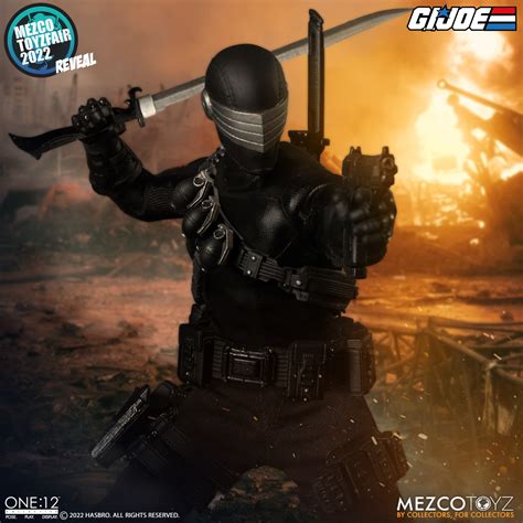 Mezco Toyz G I Joe One 12 Collective Snake Eyes HissTank