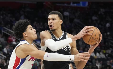 Wembanyama Gets First Triple Double In Spurs 130 108 Win Over Pistons