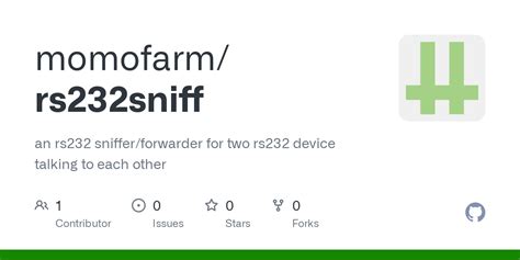 GitHub Momofarm Rs232sniff An Rs232 Sniffer Forwarder For Two Rs232 Device Talking To Each Other