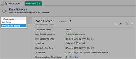 Zoho Creator L Zoho Analytics Help