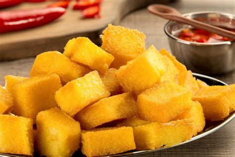 Polenta Frita Crocante E Sequinha Mesmo Você Merece Ser Feliz