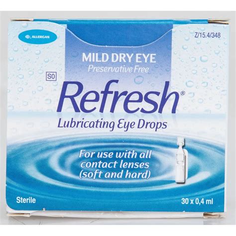 Refresh Unit Dose 30x0 4ml Eye Drops Fast Powerful Dry Eye Relief