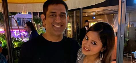 MS Dhoni Pulls Wife Sakshis Leg In Front Of Guests For Asking About His Bikes
