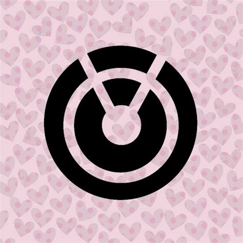 Find My Phone App Icon Pink And Black Heart Design