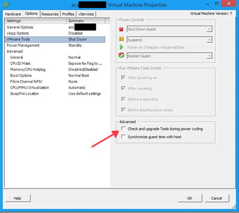 Installing VMware Tools On Cisco ACS