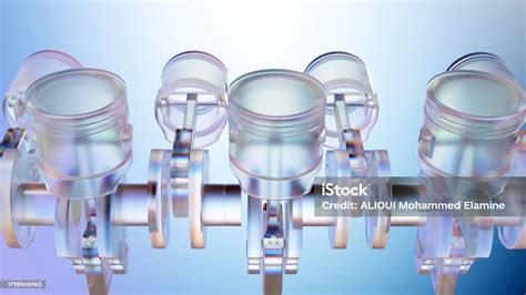 자동차 엔진 V8 작동 피스톤 및 크랭크 샤프트 이동 홀로그램 X 선 양식화 된 다채로운 투명도 기계 부품 3d 렌더링 0명에 대한 스톡 사진 및 기타 이미지 Istock