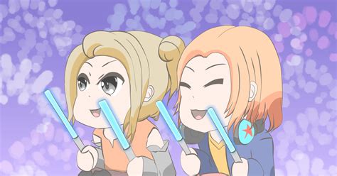 ガールフレンド仮 ﾍﾟﾝﾗでｴｰﾙ 緒川唯 And 音羽ユリ 琉織なーじゃ🤖のイラスト Pixiv