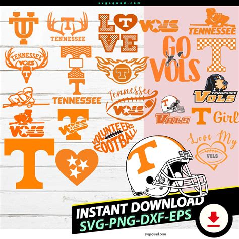 Tennessee Vols SVG PNG Bundle Football Digital Files Cricut