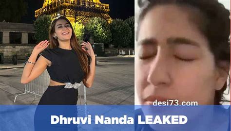 Dhruvi Nanda Leaked Video Scandal 2024