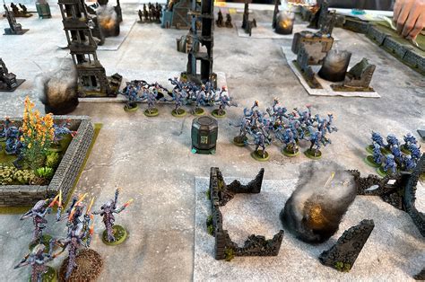 Lead Legionaries First Game Of Xenos Rampant Bronze Legion Fends Off Invasion