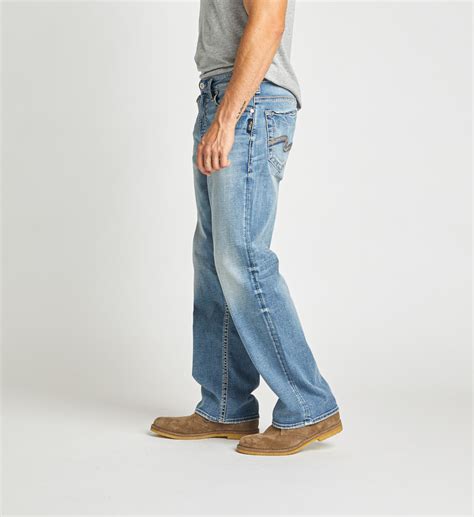 Gordie Loose Fit Straight Leg Jeans Silver Jeans Us