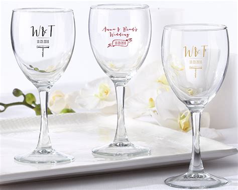 Personalized 8 5 Oz Wine Glass Vineyard Famous Favors