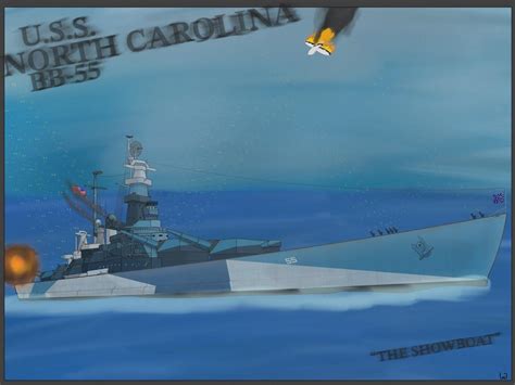Drew Uss North Carolina Bb 55 1632x1224 Rwarshipporn