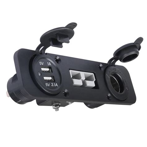 Kebidumei Inbouw Anderson Plug Socket Dubbele Usb Vicedeal