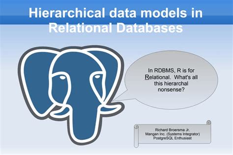Hierarchical Data Models In Relational Databases Pdf